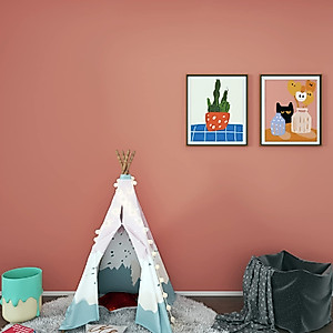 YENHOME Coral Pink Wallpaper Pink Peel and Stick Wallpaper for Bedroom Kitchen Self Adhesive Pink Contact Paper for Desk Cabinet Wall Removable Wall Paper Pull and Stick on Wallpaper 17.7X200