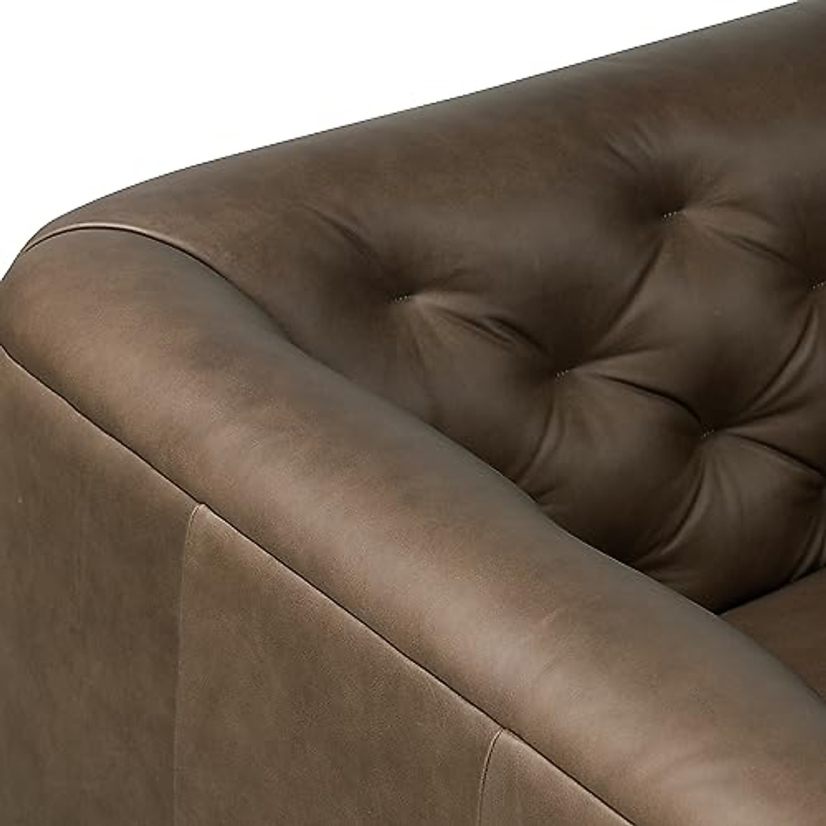 POLY & BARK Essex Furniture, 89 inches, Cocoa Brown