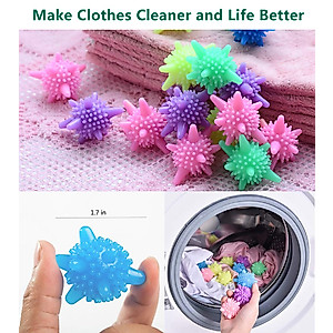 2pcs Black Large Mesh Laundry Bag Comes With 6 pcs Reusable Laundry Balls, 24×36inch Heavy Duty Mesh Laundry Bags Drawstring Lockable, Machine Washable, for Travel,Storage（Double handle grip strap）