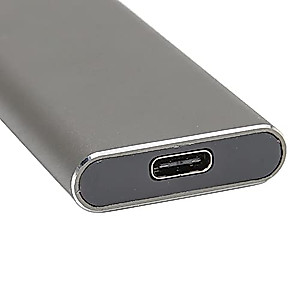 NVMe Enclosure, Plug and Play TypeC Interface Aluminum Alloy USB C 3.1 Gen2 NVMe SSD Computer Data Case for PC