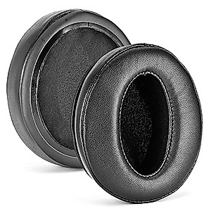 defean HD4.50BTNC Upgrade Quality Sheepskin Leather Ear Pads - Ear Cushion Replacement Compatible with Sennheiser HD 4.50BT HD 4.40BT 4.30BT Headset, High-Density Noise Cancelling Foam, Memory Foam