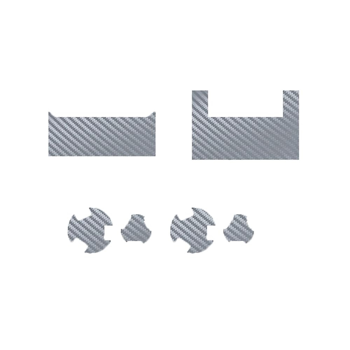 IPG Decal Made for Cozmo Robot Face Screen Guard Decoration KIT Include Wheels&Body Set 7 Units Decals+2 Units Screen Protector (This is NOT A Robot) (Grey Carbon Fiber)