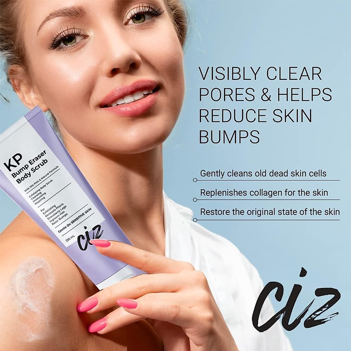 KP Bump Eraser Body Scrub, Exfoliating Body Scrub, Body Exfoliator Scrub, KP Body Scrub for Women Strawberry Legs, Effective Body Scrubs for Women Exfoliation Bump Eraser