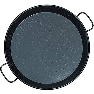 Mabel Home 23.5 inch / 60cm Enamaled Steel Paella Pan, 23.5" (60cm)