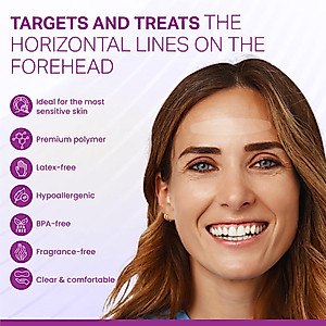 Furlesse Rows Wrinkle Patches, Overnight Forehead Wrinkle Patches for Fine Horizontal Lines, Non-Invasive Anti-Wrinkle Patches, Anti-Aging Skincare, 30 Patches, 30-Day Use