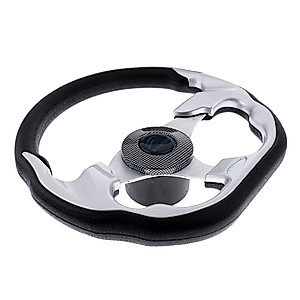freneci 3 Spoke Yacht Marine Boat Speedboat Steering Wheel 3/4" Tapered