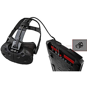 Skywin 3-in-1 VR Backpack Cable - Compatible with HP Z VR Backpack and HTC Vive - 3 in 1 HDMI+USB+DC 1 Meter Cable for Linkbox and Headset Connection (3.2 Foot) (Black)