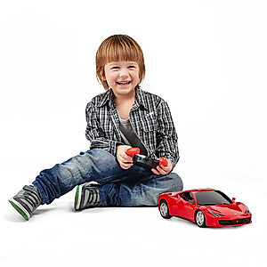 RASTAR Ferrari Remote Control Car, 1/24 Scale Ferrari 458 Italia Model Car, Red Ferrari Toy Car