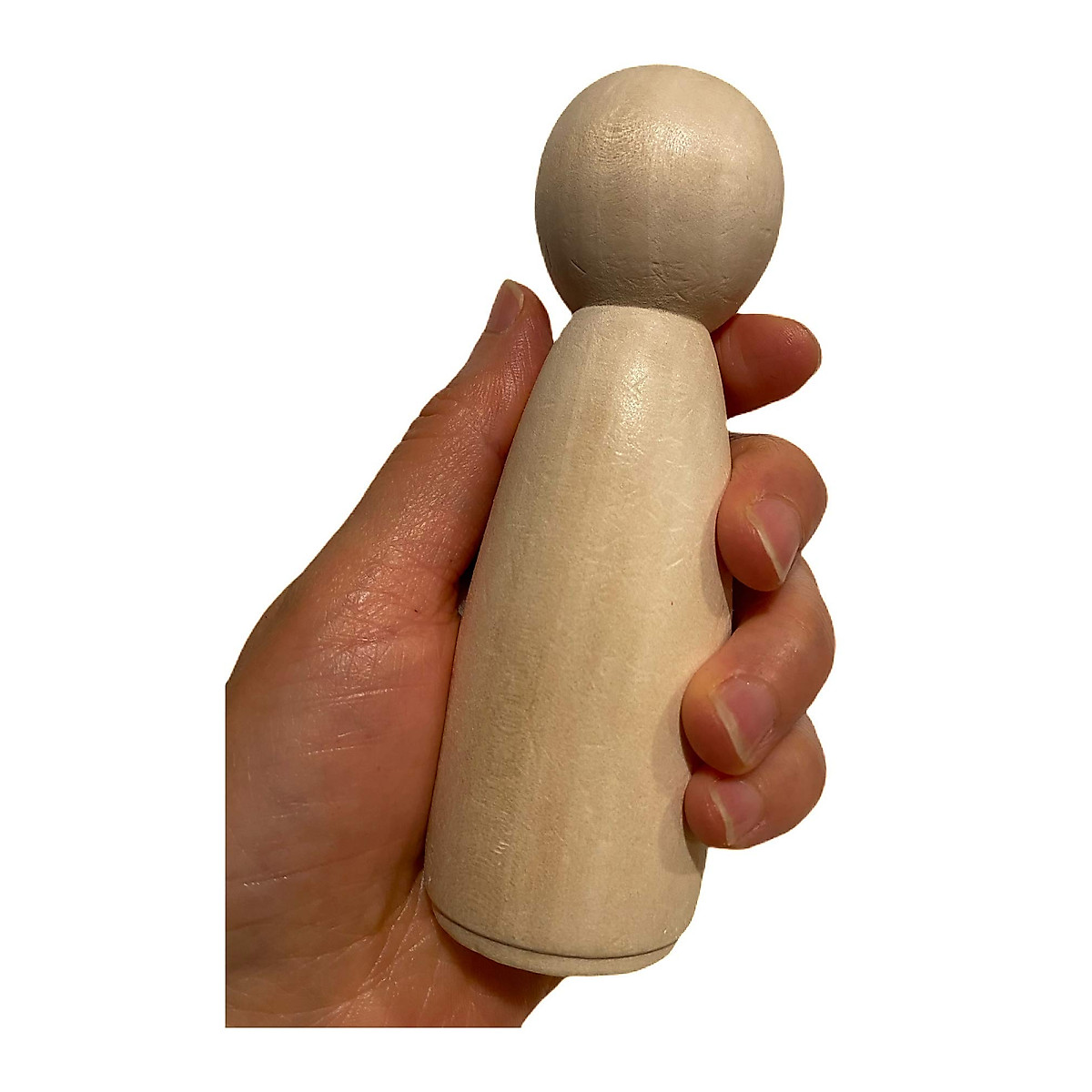 Ellipticus Valley Giant 4-1116 Wood peg Doll, 6 peg People Family, Perfect Size for Artist, Kids, Students Crafting, Gift