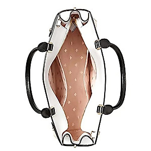 Kate Spade Staci Cameron Large Satchel Warm Beige Multi Colorblock Crossbody