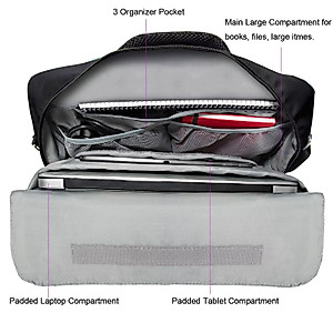 ECCRIS 12 13.3 Inch Laptop Bag Compatible with Surface Pro 10, Laptop SE, Compatible with ROG Flow Z13 X13