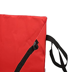 Okuyonic Folding Stadium Seat, Portable Lightweight Folding Bleacher Cushion Pearl Cotton for Lawn(Red)
