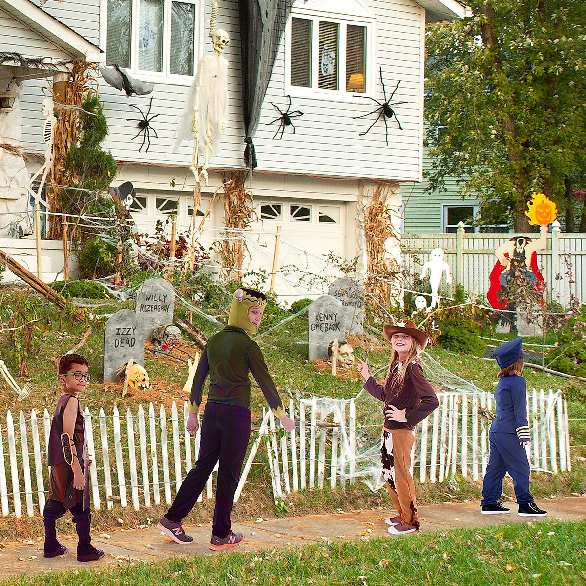 Kids Airline Pilot Halloween Costume - Dress Up, Pretend Play (Medium)