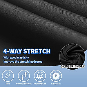 Soneven Womens Golf Shirts Moisture Wicking Long Sleeve Polo Shirts Collared V-Neck Golf Polos Shirts