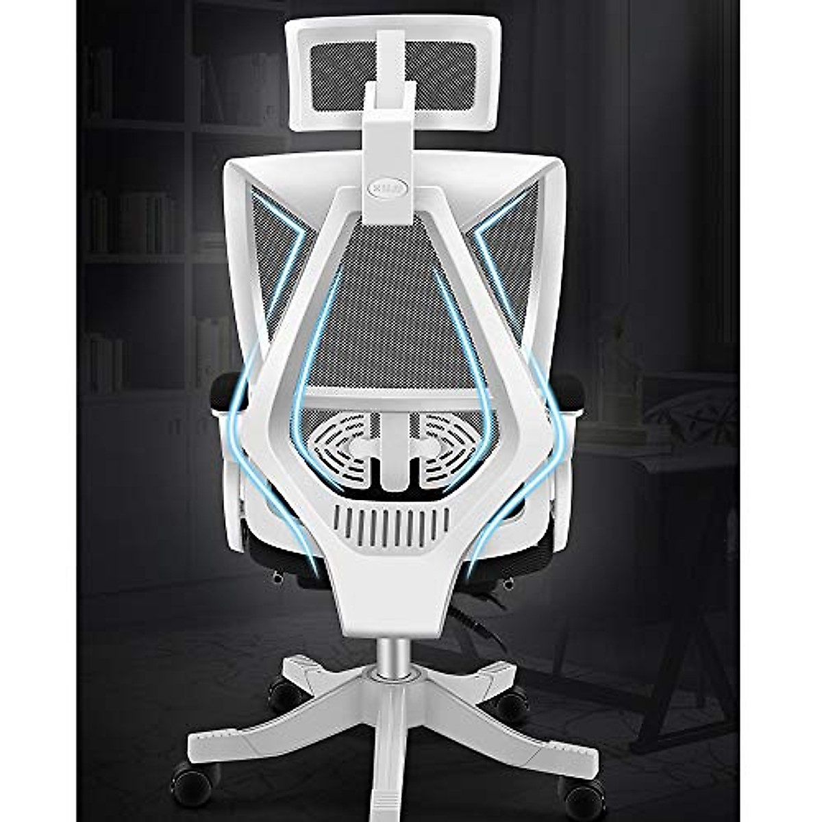 Office Business Hotel Lobby Dining Table Set, Office Chairs Back Support for Office Chair The Office Ergonomic Chair Office Chair,Mesh Office Computer Swivel Desk Task Chair,Ergonomic Executive Chair