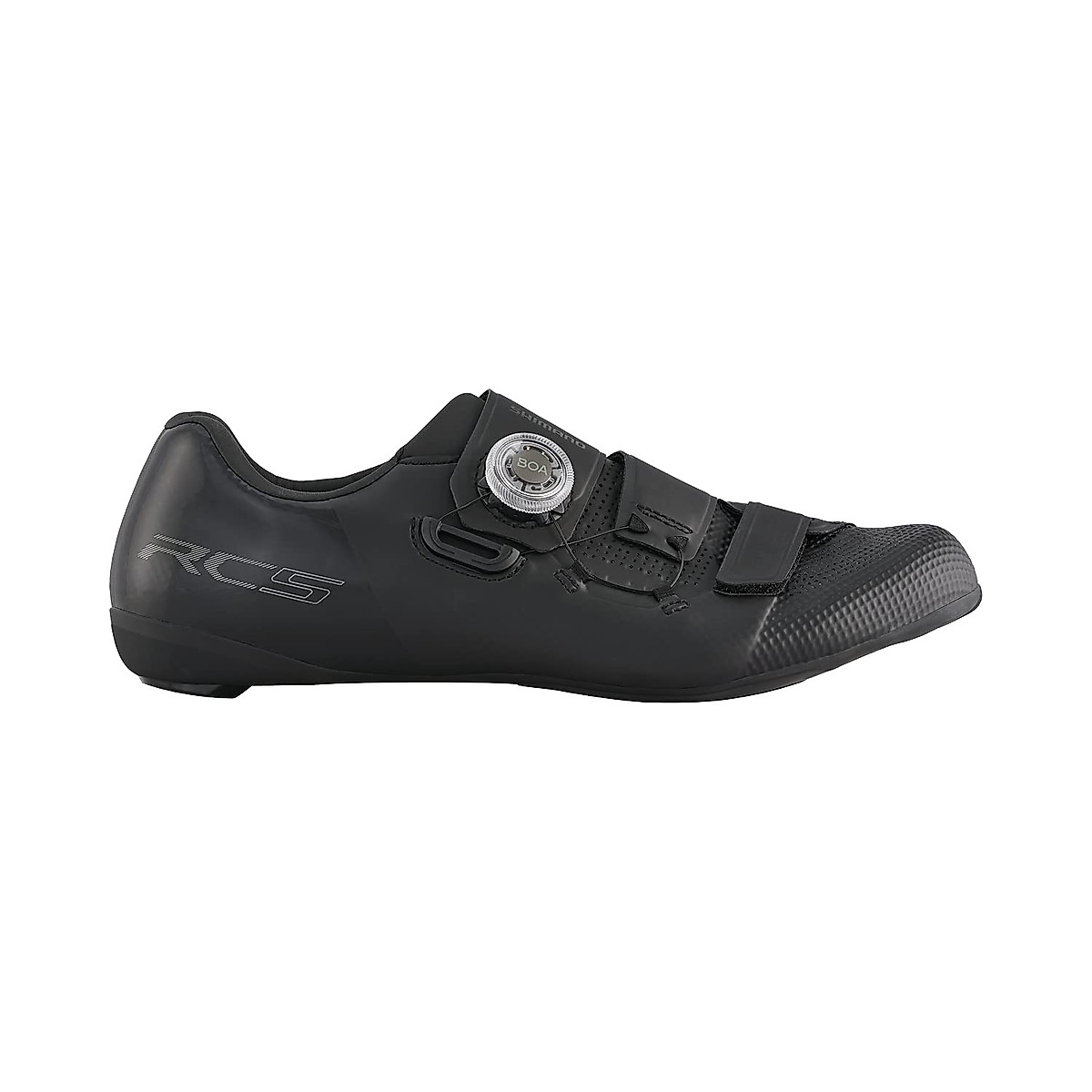 SHIMANO SH-RC502 Lightweight Men's Road Cycling Shoe Packed with Pro Features, Black, 11-11.5