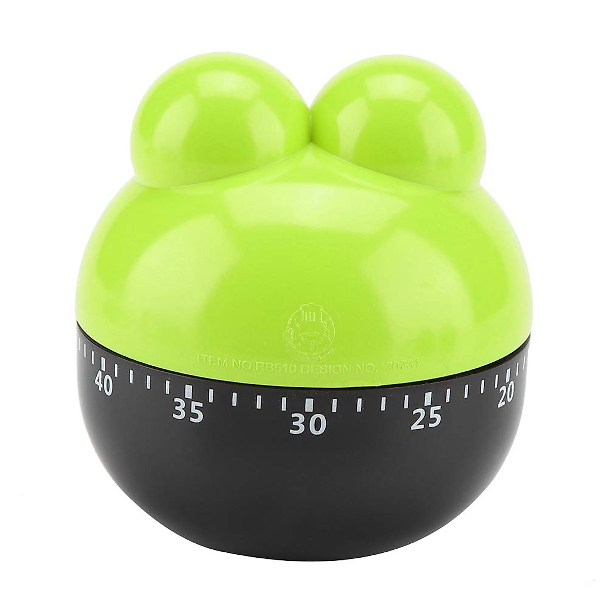 Kitchen Timer Cartoon Animal Shape Kitchen Timer Mechanical Counters Clock for Cooking Timing Tool (Green)