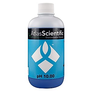 Calibration Solution pH 10.0 - pH Indicator & pH Test Equipment For Hydroponics, Food Processing, Aquariums, Pools, Water - Perfect For Precise pH Meter Calibration Use With pH Probe - 8oz Bottle
