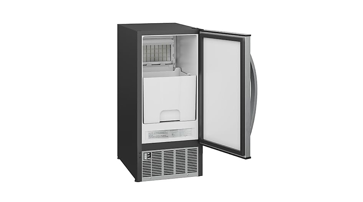 EdgeStar 50 Lb Undercounter Ice Maker - Sleek Black Design