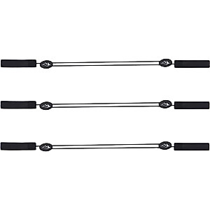 Adjustable Eyeglasses Strap (3 Pack Mountain Style) - No Tail Sunglasses Strap - Eyewear String Holder - With Bonus Glasses Cleaning Cloth - 3 Pack