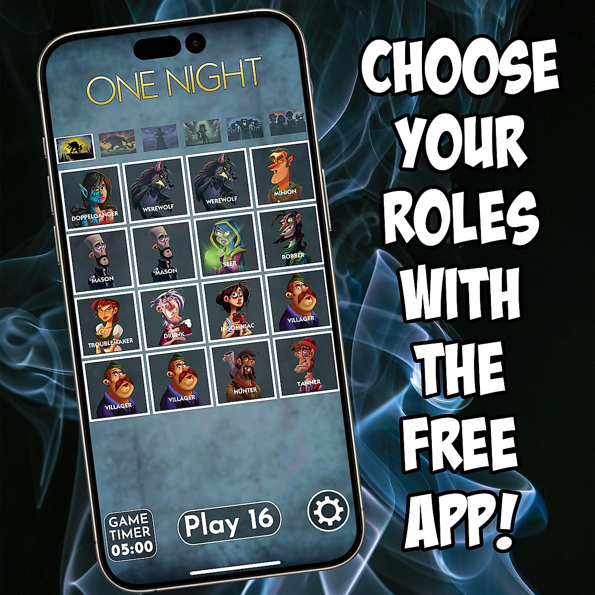 One Night Ultimate Werewolf – Fun Party Game for Kids & Adults | Engaging Social Deduction | Fast-Paced Gameplay | Hidden Roles & Bluffing