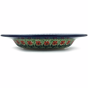 Polish Pottery Pasta Bowl 9-inch Maraschino made by Ceramika Artystyczna