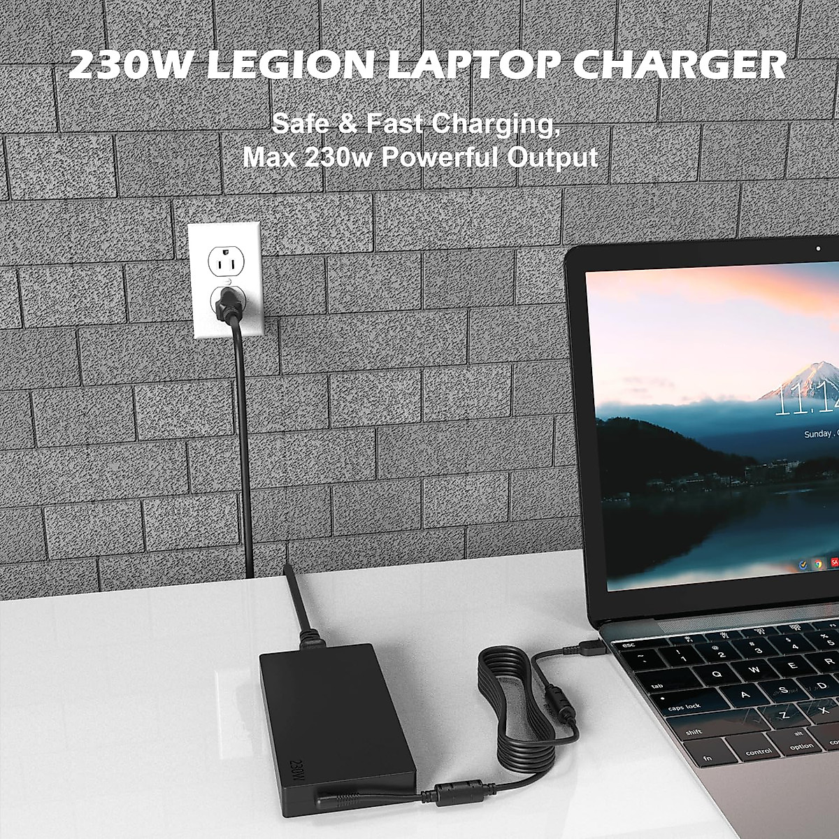 230W AC Adapter for Lenovo Laptop: Lenovo Legion 5 Charger Replacement Lenovo Legion 5i 5 Pro C7 S7 Y540 Y545 Y740 Y920 ThinkPad P73 P72 P70 4X20E75111 ADL230SDC3A ADL230NDC3A ADL230NLC3A Power Cord