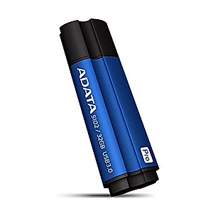 ADATA Superior Series S102 Pro 64 GB USB 3.0 Flash Drive - Titanium (AS102P-64G-RGY)