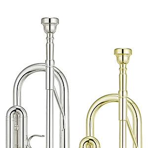 Cheerock 3Pack Trumpet Mouthpiece 3C 5C 7C Trumpet Accessories, Brass Trumpet Mouthpiece Set Suitable for Beginners and Professional Players （Gold）