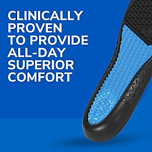 Dr. Scholl's Work All-Day Superior Comfort Insoles (with) Massaging Gel, Men, 1 Pair, Trim to Fit