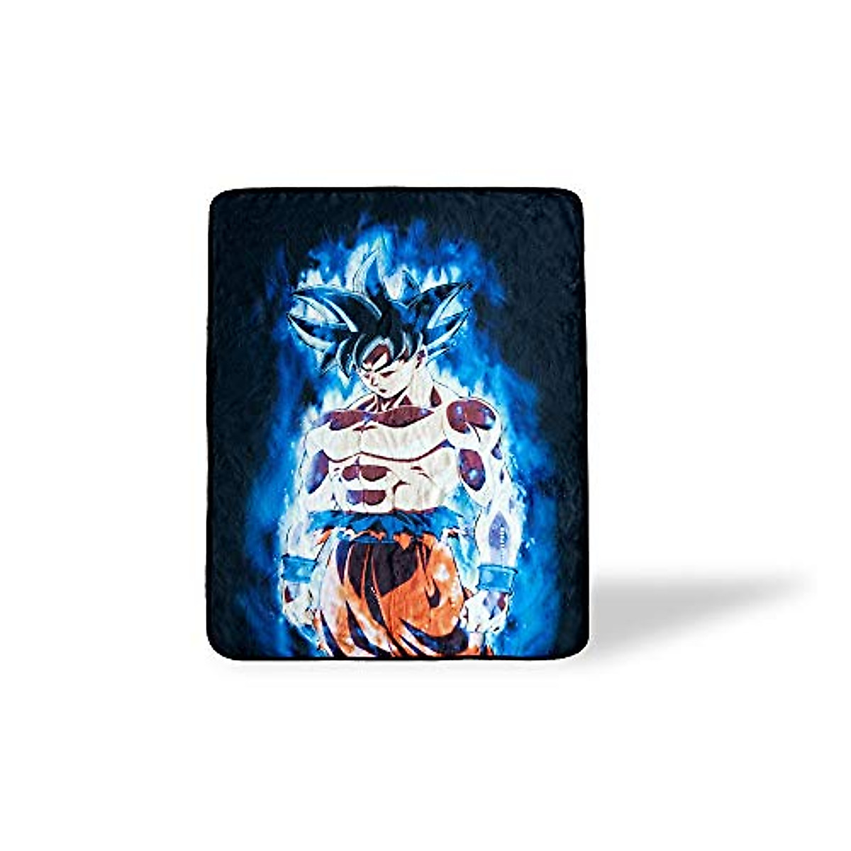 JUST FUNKY Dragon Ball Super Goku Large Anime Fleece Throw Blanket | Official Dragon Ball Super Throw Blanket | Collectible Anime Throw Blanket | Measures 60 x 45 Inches