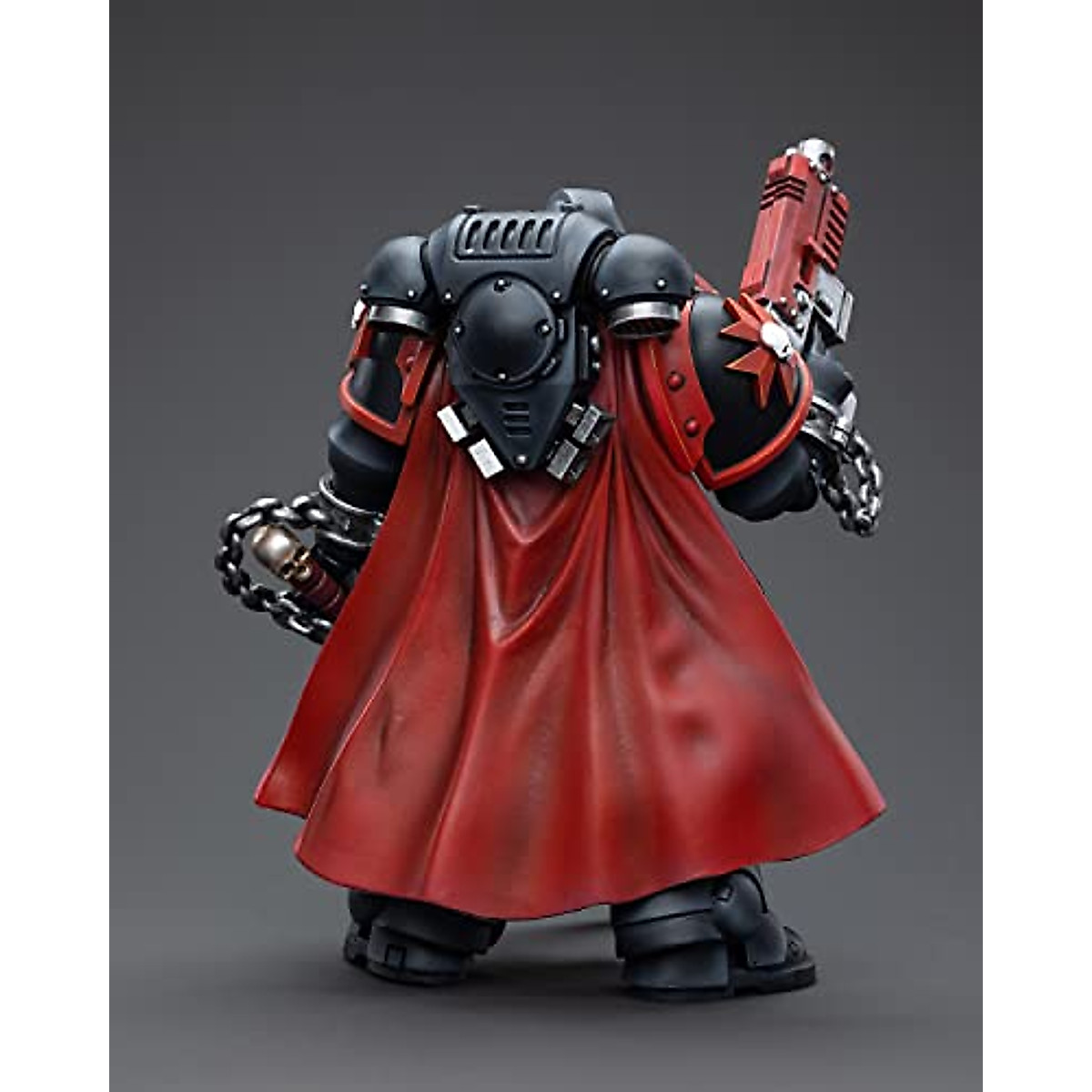 Pipigirl JoyToy × Warhammer 40K Genuine License 1/18 Soldier, Black Templars Primaris Sword Brethren, 4inch Army Military Extreme Warrior Models Action Figures Kits (Harmund)