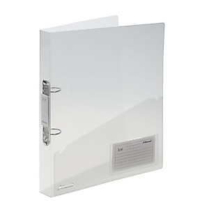 Rexel 25mm A4 Polyprop Clear Ice Ring Binder - Pack of 10