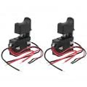 Electric Drill Switch, Hand Drills Cordless, 2pcs Power Tool Trigger Switch Universal Speed Control Button for Angle Grinder Accessory