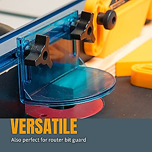 POWERTEC 71068 T Track Knob Kit with 1/4-20 by 1-1/2" Hex Bolts and Washers, Set of 10 T Track Bolts, T Track Accessories for Woodworking Jigs and Fixtures