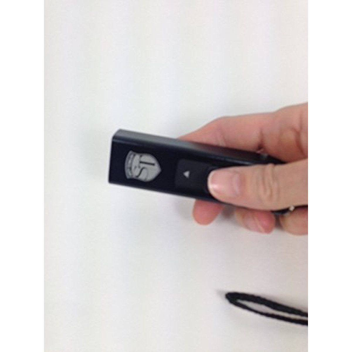 Slider 3 Million Volt Mini Stun Gun Flashlight Black