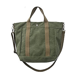 Unisex Shoulder Bag Canvas Hobo Bag for Women Men Retro Crossbody Bag Satchel Purse Tote Handbag Large Casual