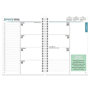 Big Ambitions | 2023 6.9 x 9.8 Inch Weekly Karma Planner | Thicker and Bigger than Average Planner | Brush Dance | Artwork Motivation Inspiration