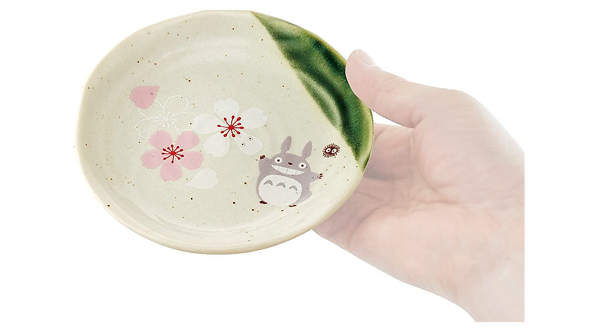 Official Totoro Sakura Plate: Japanese Studio Ghibli Dish