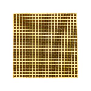 Banfluxion 31.9"x31.9" Fiberglass Floor Grating Car Wash FRP Grating 0.5 tons Bearing Capacity Yellow