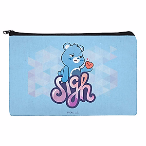 Care Bears: Unlock the Magic Grumy Bear Sigh Makeup Cosmetic Bag Organizer Pouch