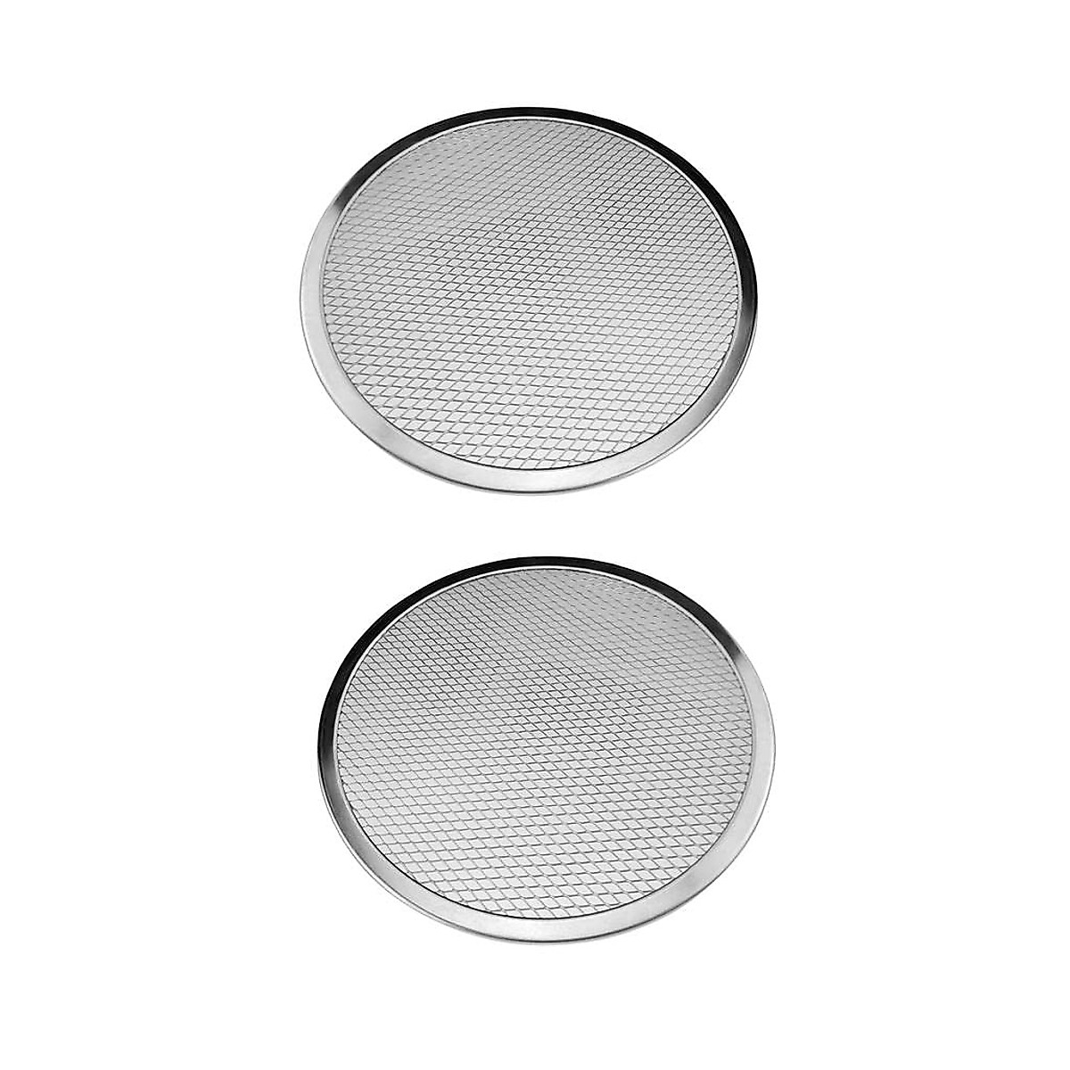 Unknown 2pcs Round Aluminum Screen Mesh Oven Plate 16inch