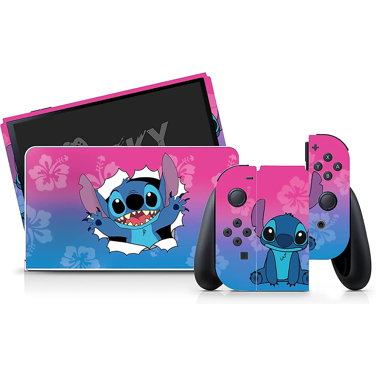 SadSkins Full Wrap Skin , Anime Switch OLED Protector Skin Cover Matte Vinyl Decal Stickers（Only Switch OLED）