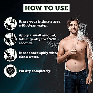 Andre Seals Intimate Wash for Men, Lucky Nights Scent – Refreshing Genital Care & Odor Control, Ball Wash For Men, Ensures Day-Long Freshness, I Rich Lather Formula | Men's Hygiene