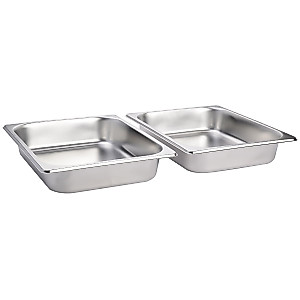 9TRADING 2 Pack of 9 Quart Rectangular Chafing Dish Stainless Steel Full Size New