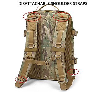 Tactical Airsoft Helmet and Gear Deployment Backpack (Brown)