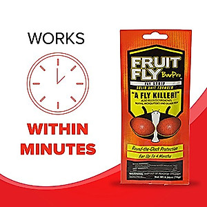 Fruit Fly BarPro – 4 Month Protection Against Flies, Cockroaches, Mosquitos & Other Pests. Fly Traps for Indoors. Better Than a Fly Trap. Better Than Fly Traps Outdoor. Better Than Mosquito Zapper