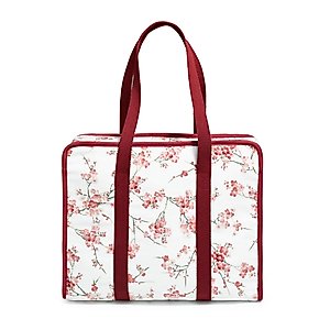 Prym Purpose, White Floral Project Organizer Bag, One Size