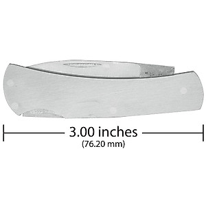 Case WR XX Pocket Knife Brushed Stainless Executive Lockback Item #041 - (M 1225 L SS) - Length Closed: 3 Inches