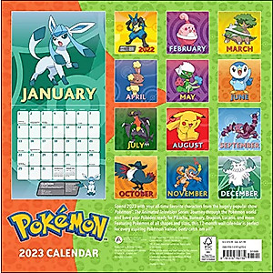 Pokémon 2023 Wall Calendar